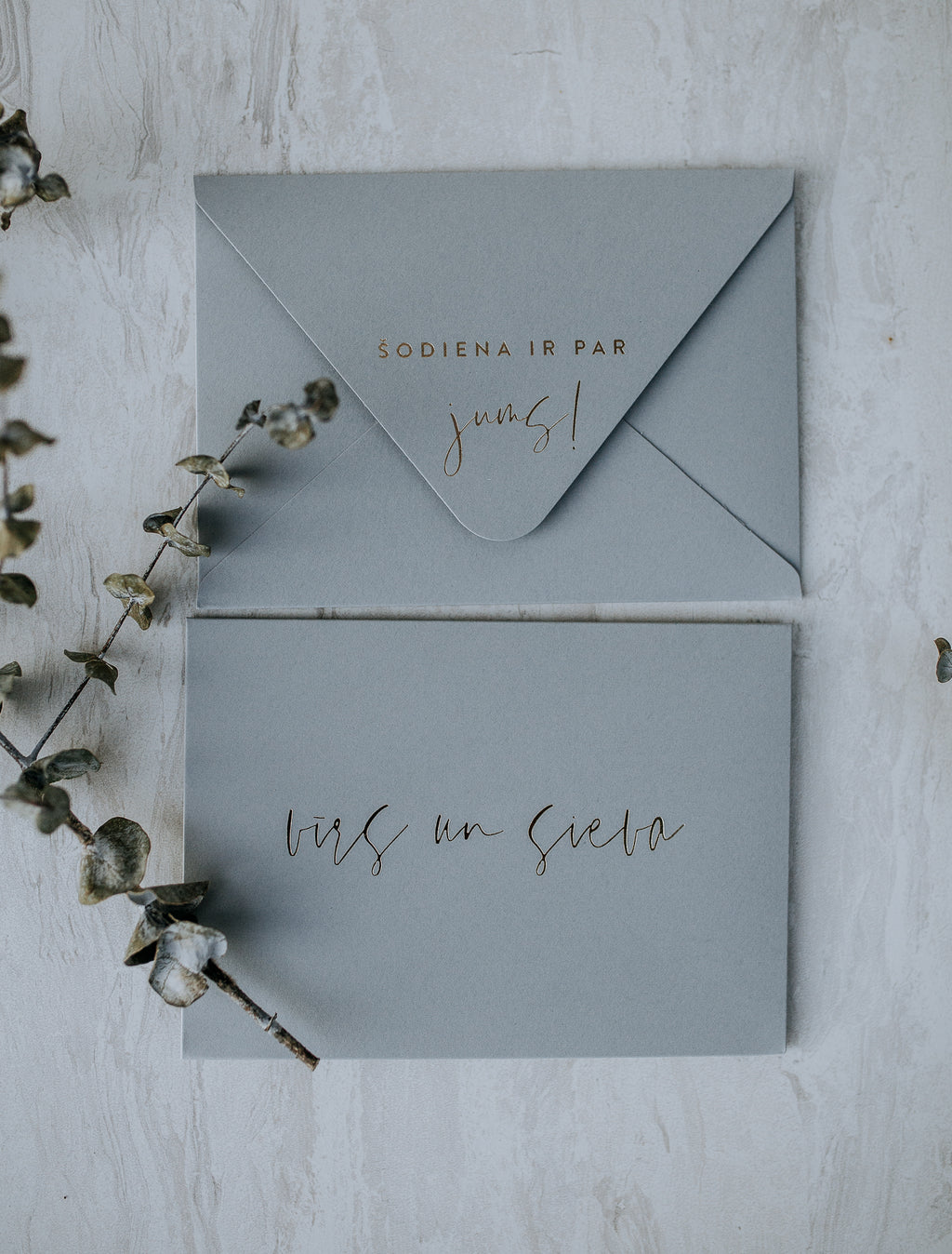 aploksne "vīrs un sieva" – PIPARMĒTRA