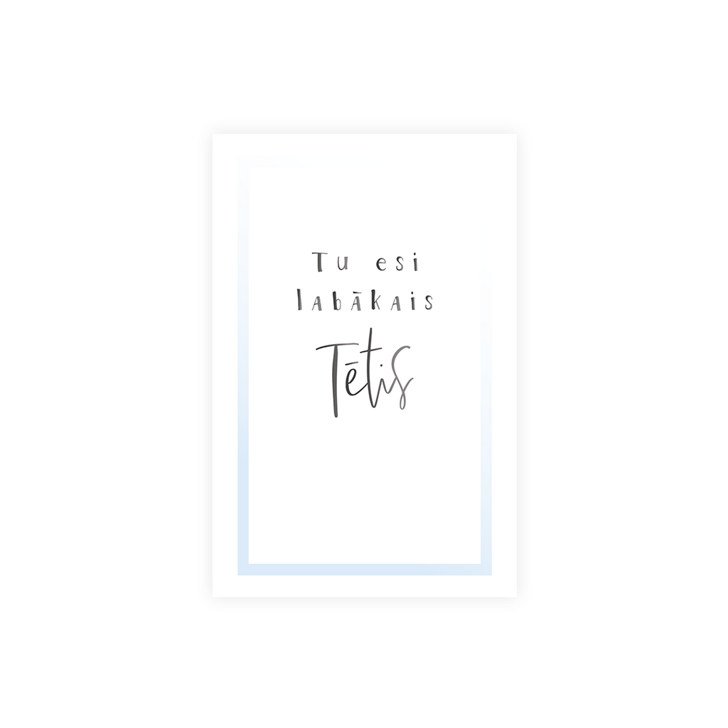 Tu esi labākais Tētis kartīte – PIPARMĒTRA